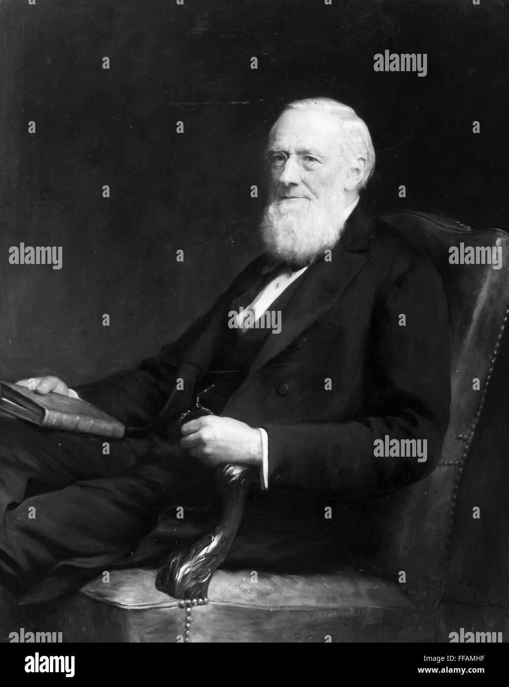ISAAC PITMAN (1813-1897). /nEnglish inventor of shorthand writing. Oil ...