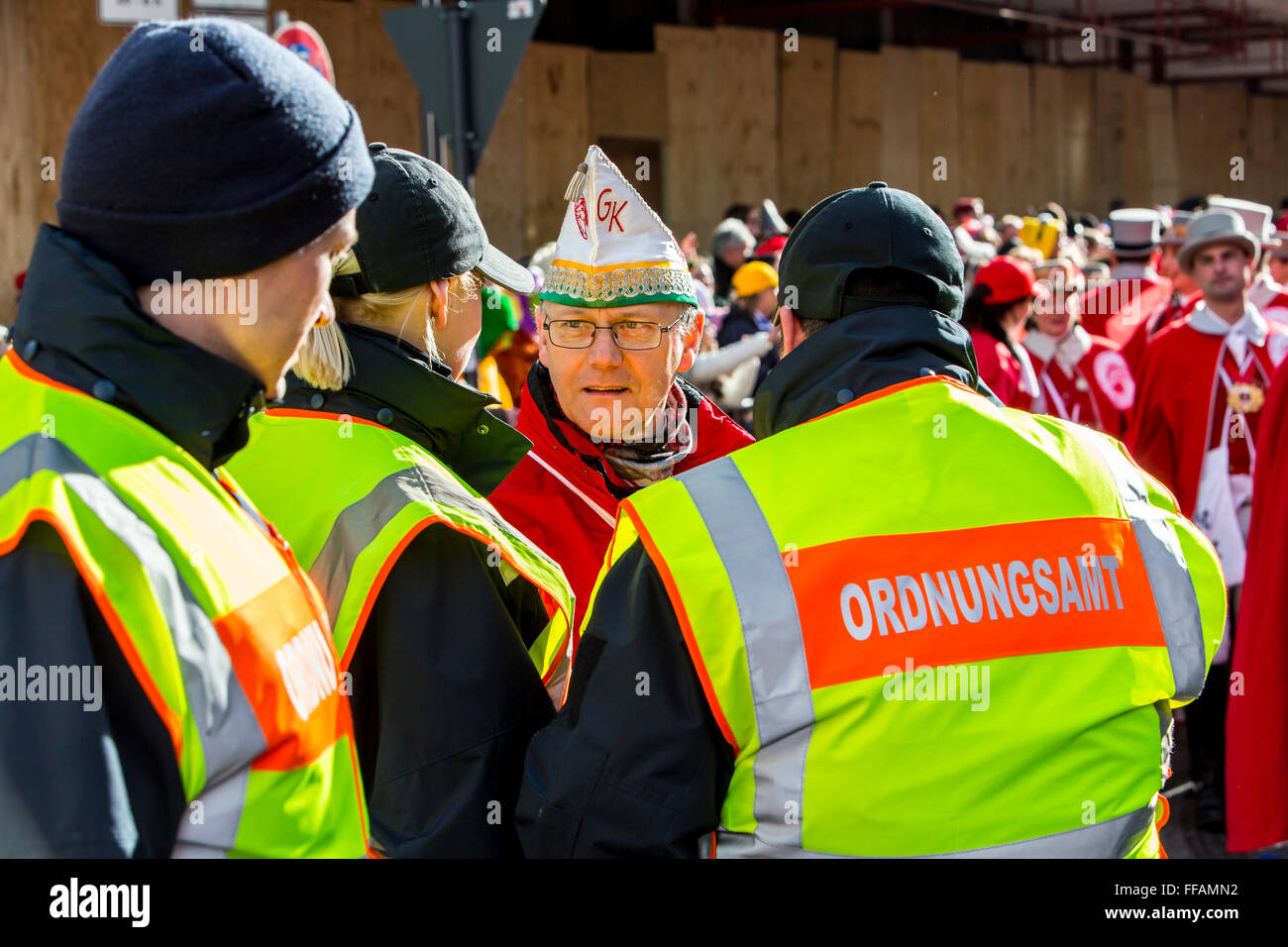 Police operation during street carnival in Cologne, Germany, during ...