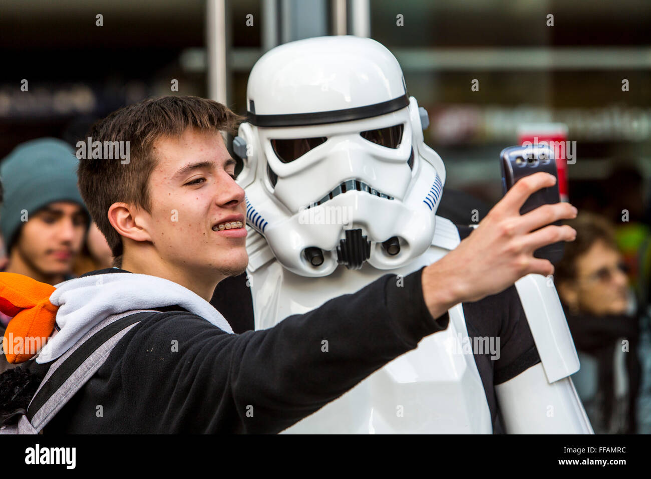 Street carnival parade and party in Cologne, Germany, at Carnival ...