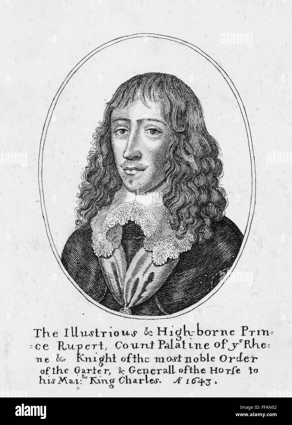 PRINCE RUPERT (1619-1682). /nCount Palatine of Rhine, Duke of Bavaria ...
