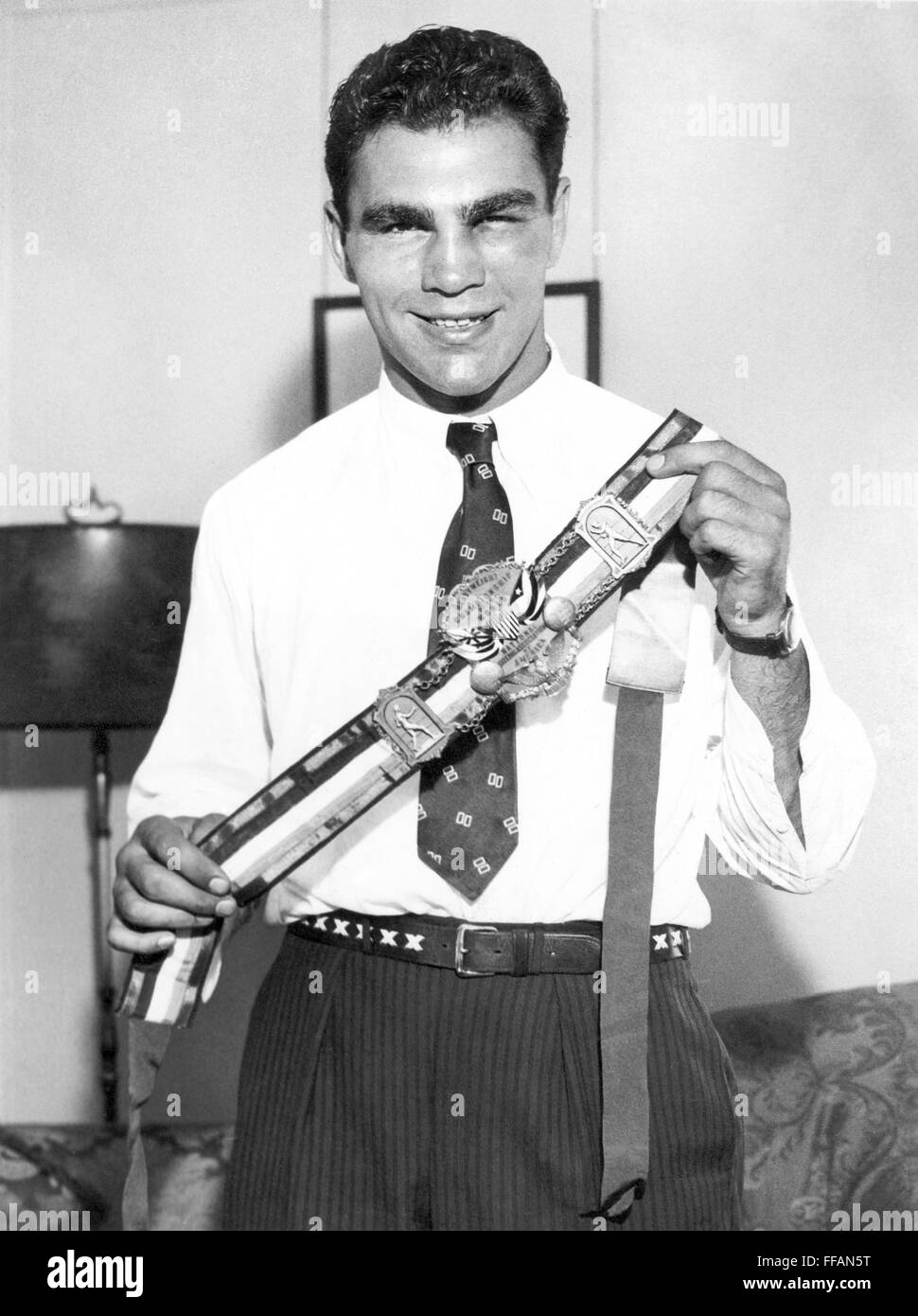 MAX SCHMELING (1905-2005). /nGerman heavyweight boxer. Photographed ...
