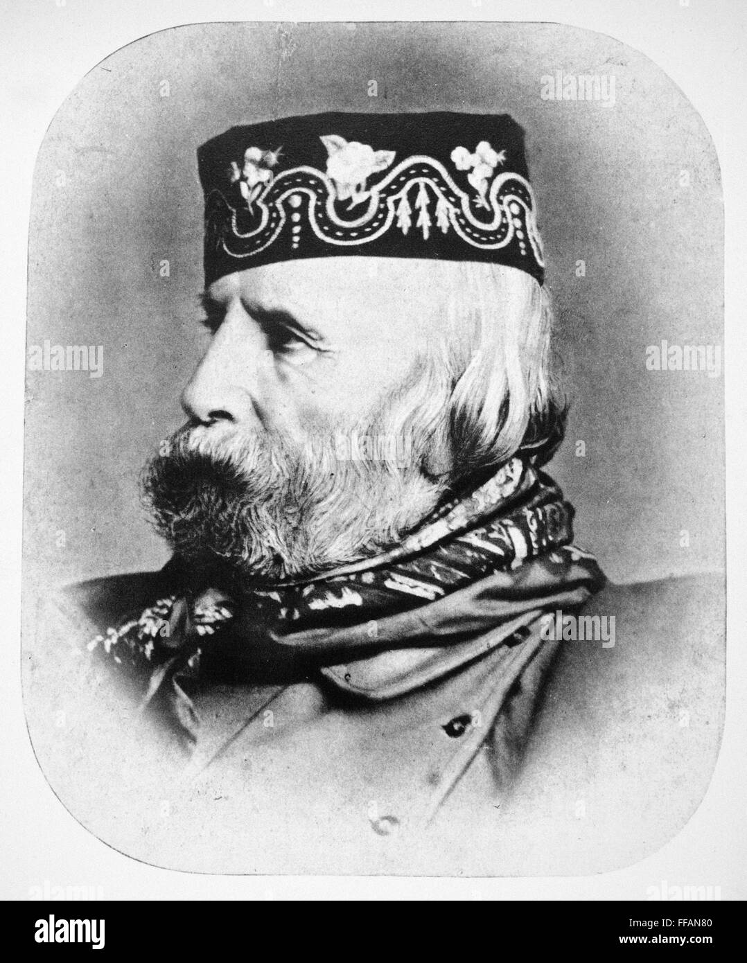 GIUSEPPE GARIBALDI /n(1807-1882). Italian nationalist and military ...