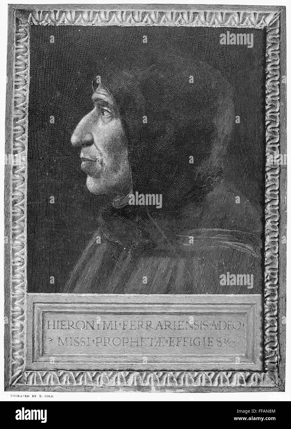 GIROLAMO SAVONAROLA /n(1452-1498). Italian Dominican monk and religious ...