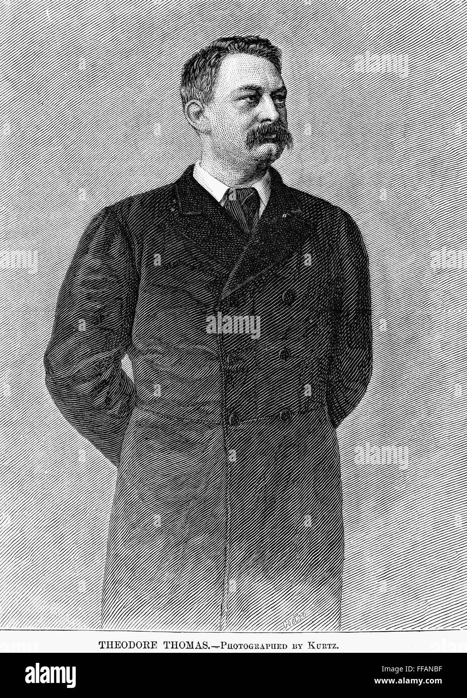 THEODORE THOMAS (1835-1905). /nAmerican (German-born) orchestra ...