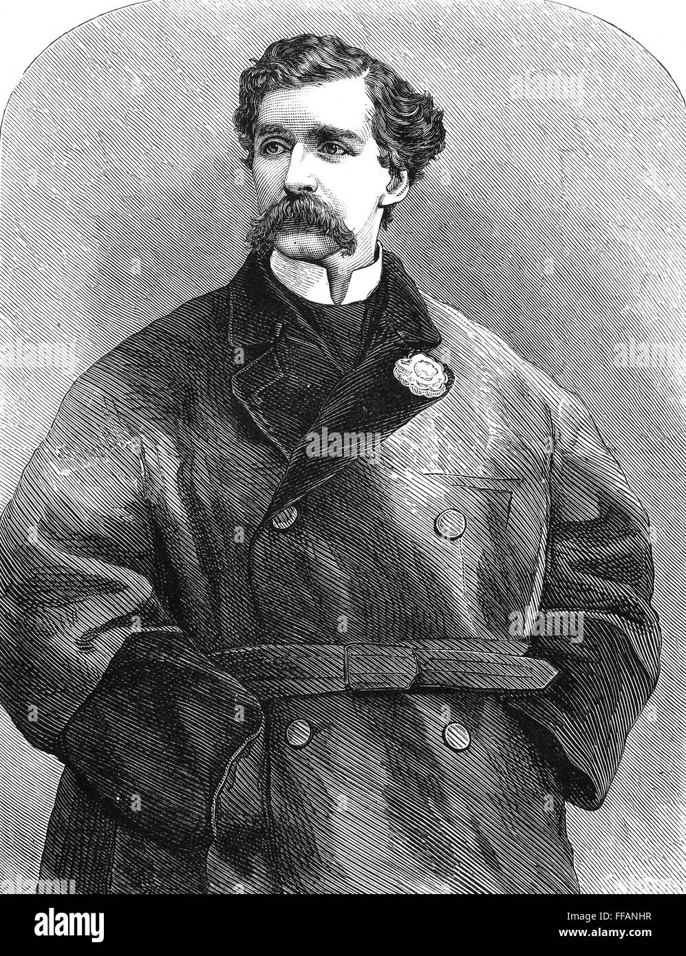 EDWARD SOTHERN (1826-1881). /nEnglish actor. Wood engraving, 19th ...