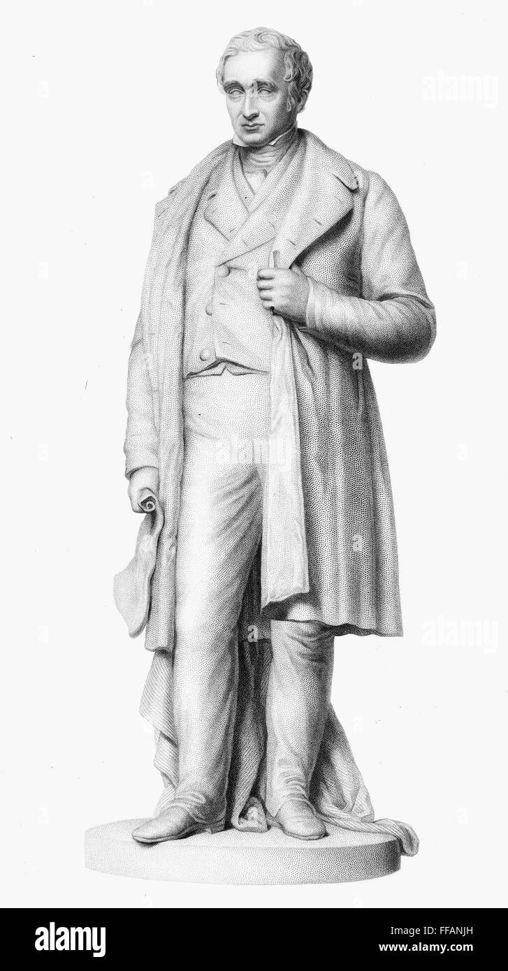 GEORGE STEPHENSON /n(1781-1848). English inventor and founder of ...