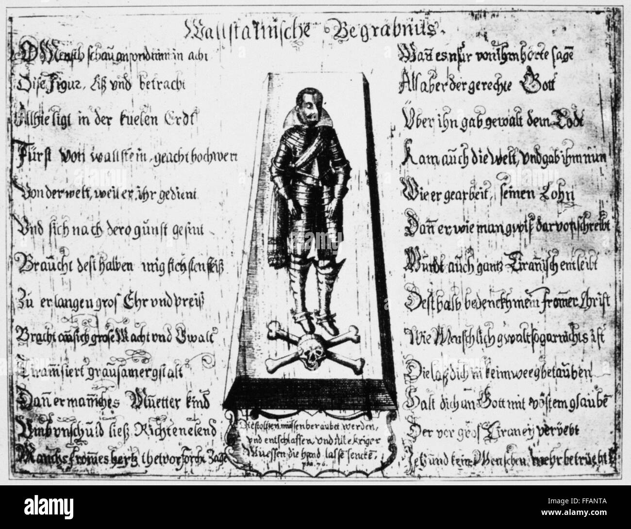 ALBRECHT von WALLENSTEIN /n(1583-1634). Albrecht Eusebius Wenzel von ...