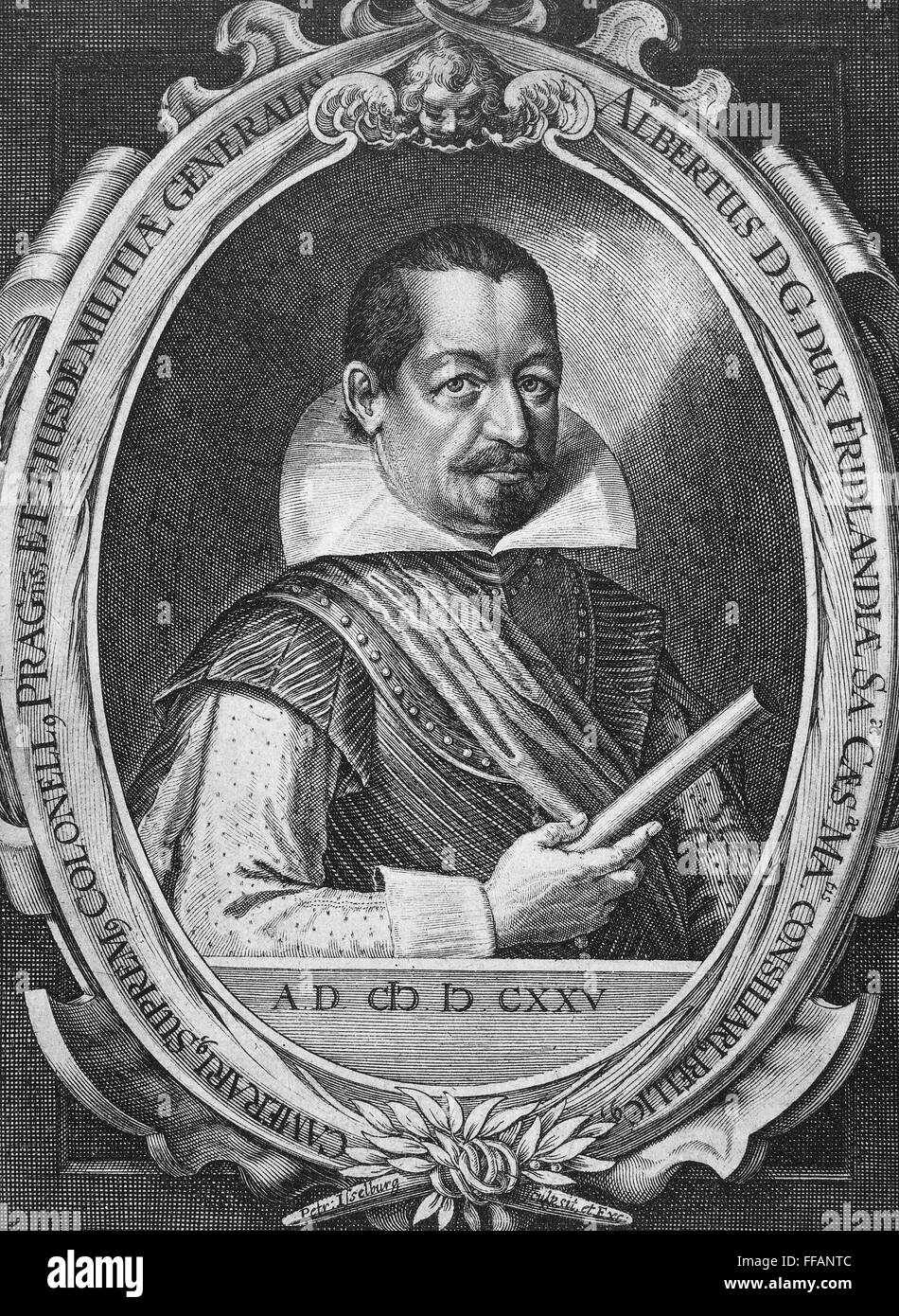 ALBRECHT von WALLENSTEIN /n(1583-1634). Albrecht Eusebius Wenzel von ...