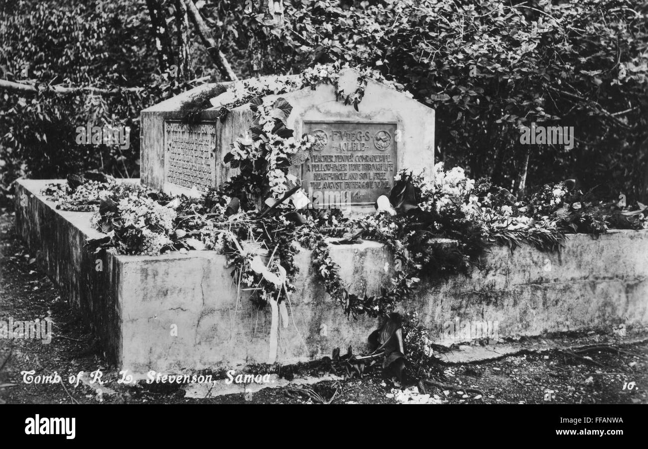 ROBERT LOUIS STEVENSON /n(1850-1894). Scottish man of letters ...