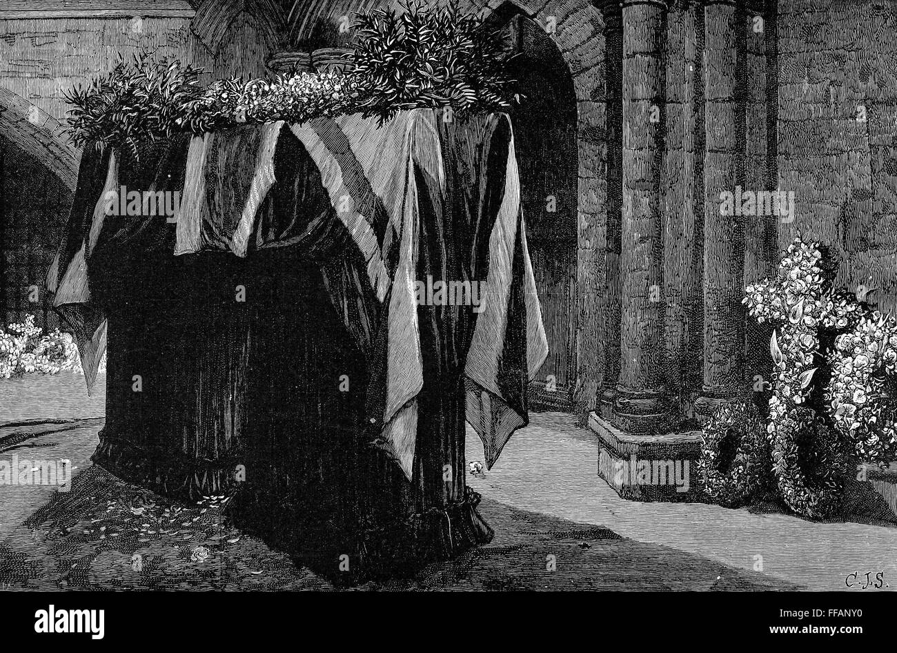 ALFRED TENNYSON (1809-1892). /n1st Baron Tennyson. English poet ...