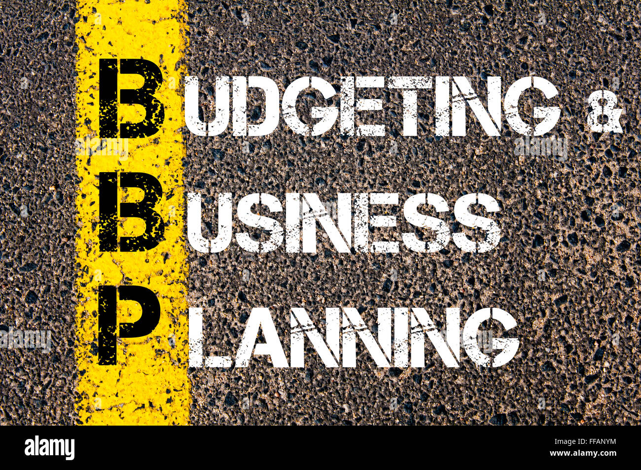 Concept image of Business Acronym BBP Budgeting and Business Planning ...