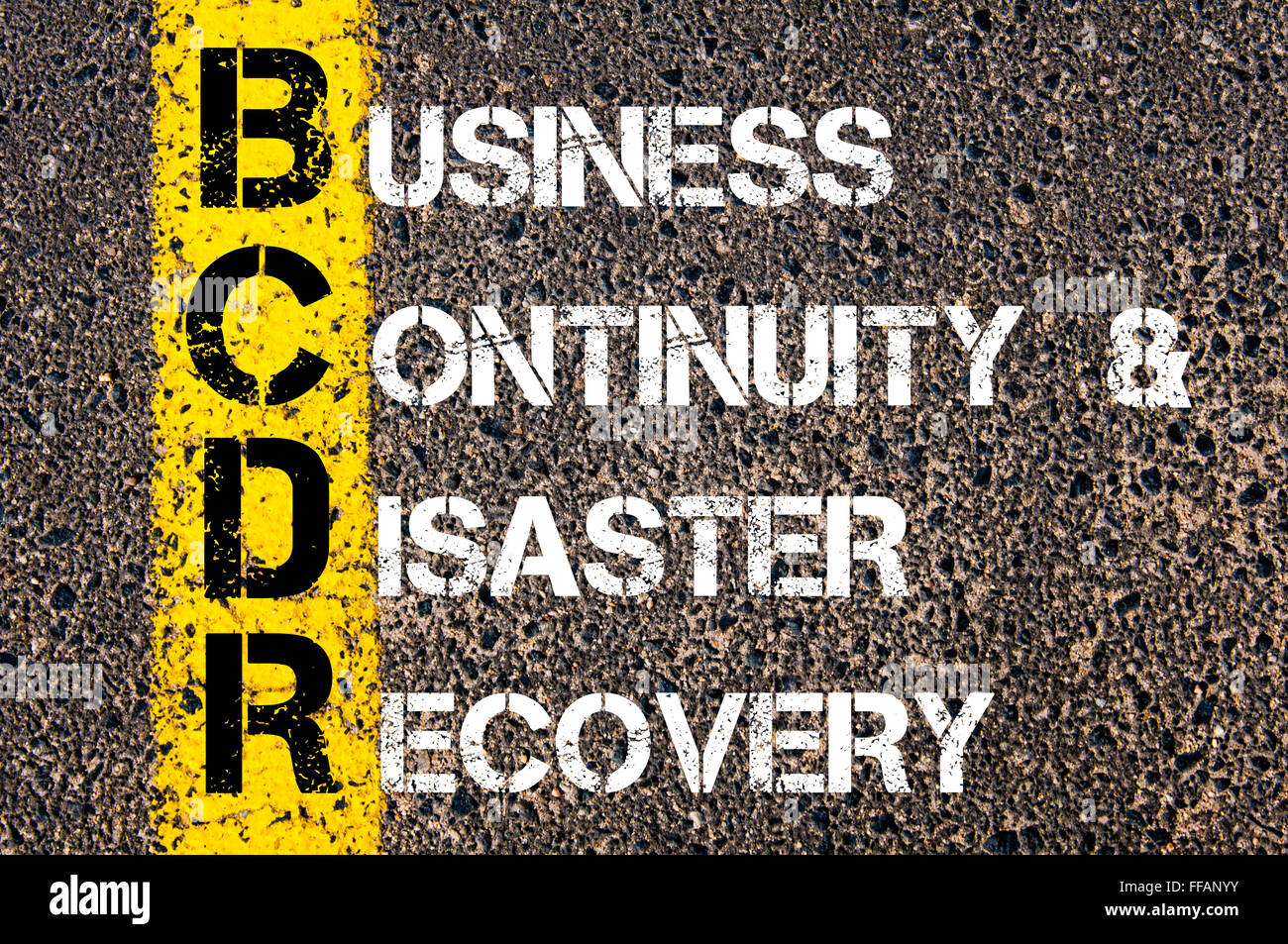 Concept image of Business Acronym BCDR Business Continuity & Disaster ...