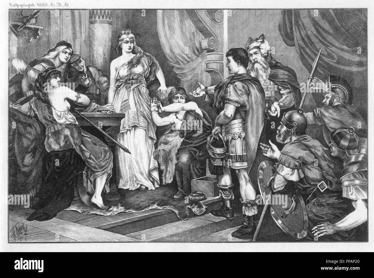 GERMANICUS CAESAR, 16 A.D. /nRoman general Germanicus Caesar (15 B.C ...