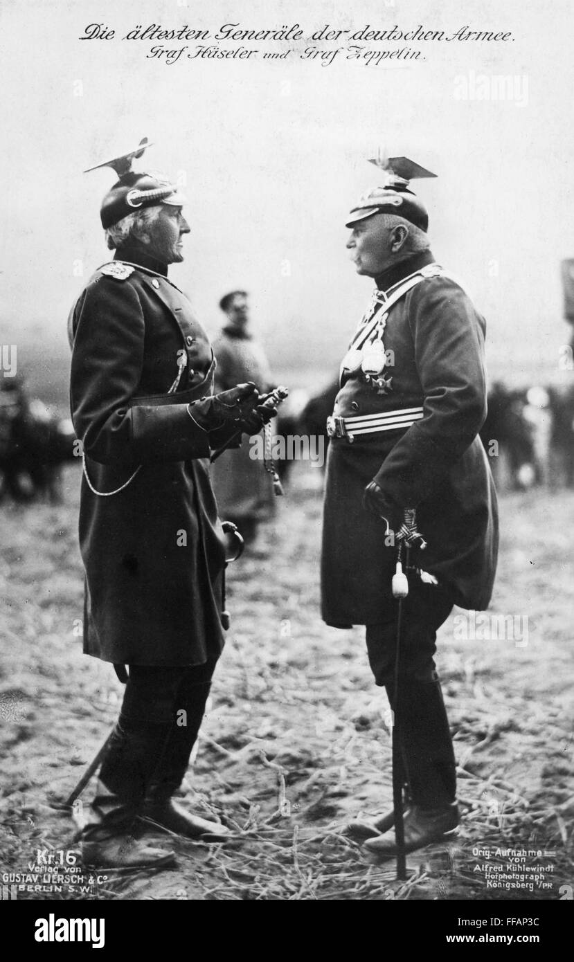 FERDINAND von ZEPPELIN /n(1838-1917). Count Ferdinand von Zeppelin ...