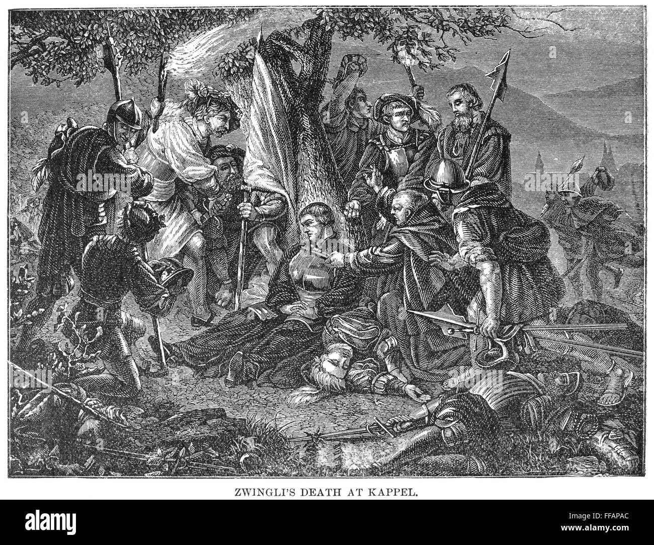 HULDREICH ZWINGLI /n(1484-1531). Swiss religious reformer. Zwingli's ...