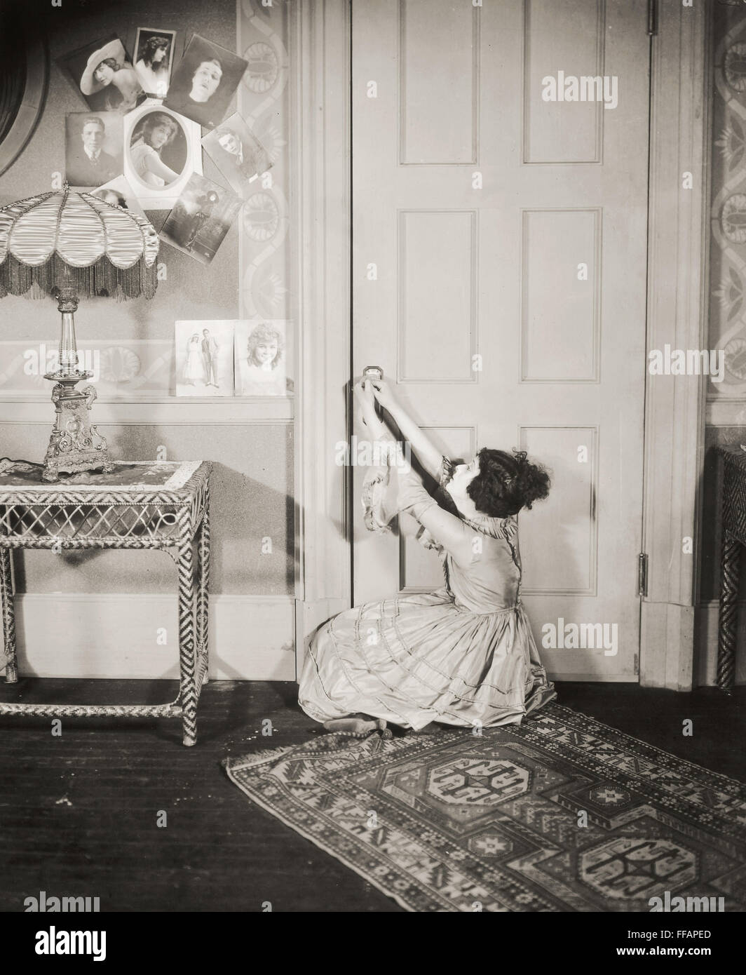 SILENT FILM STILL: WOMAN Stock Photo - Alamy