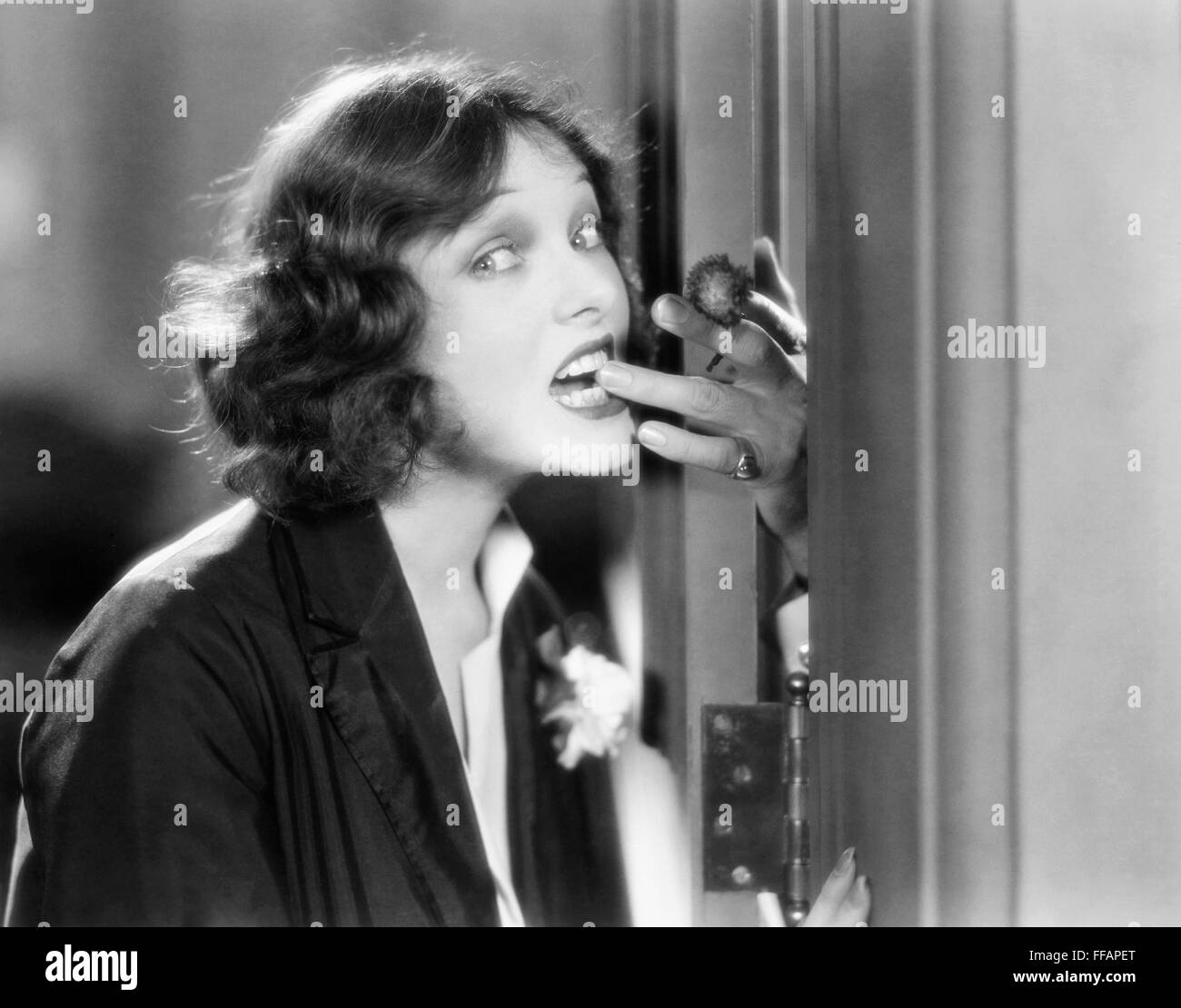 SILENT FILM STILL: WOMAN Stock Photo - Alamy