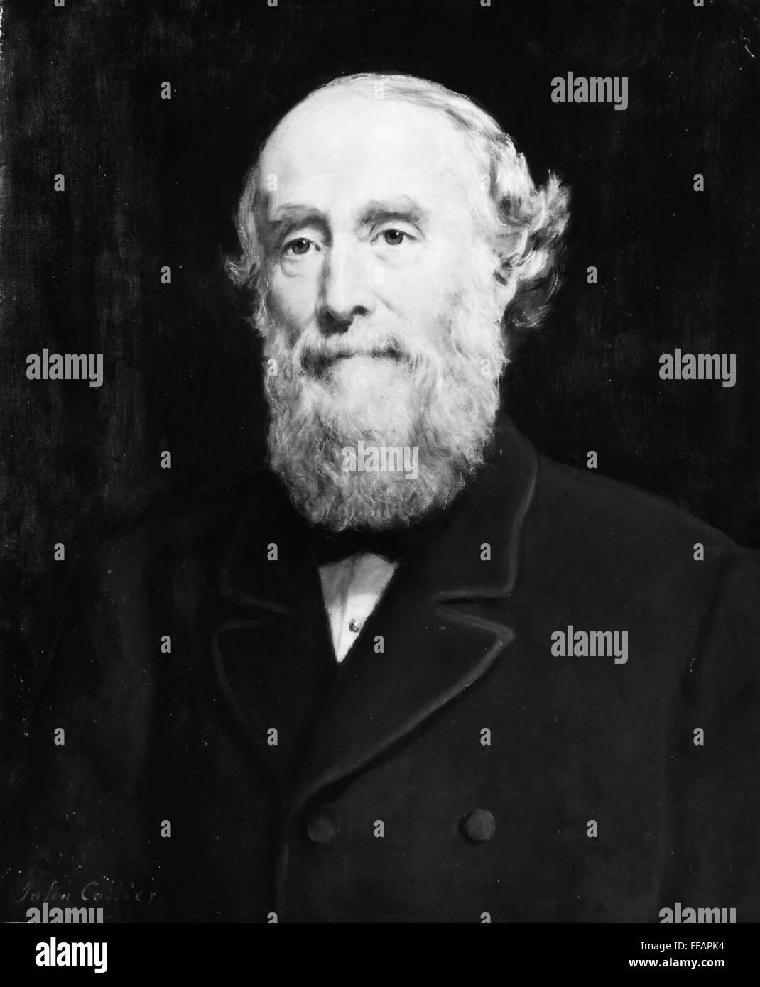 SIR GEORGE WILLIAMS /n(1821-1905). English merchant and founder of Y.M ...