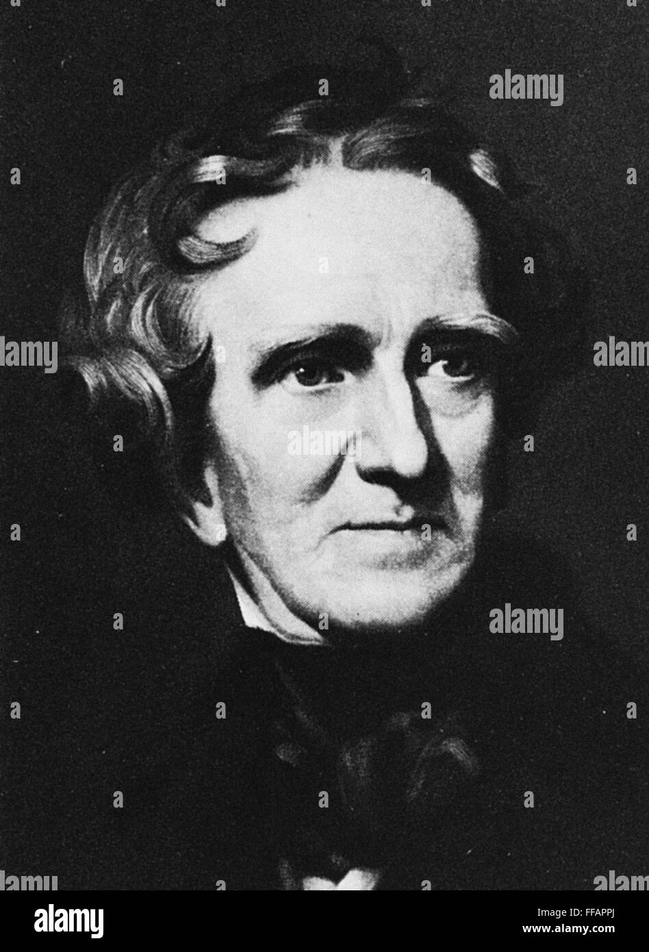 THOMAS SULLY (1783-1872). /nAmerican painter. Engraving by John Sartain ...