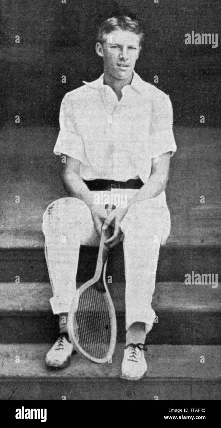 MALCOLM D. WHITMAN /n(1877-1932). American tennis player. Photographed ...