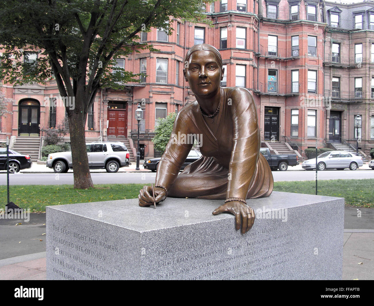 LUCY STONE (1818-1893). /nAmerican woman suffragist: bronze, 2003, by ...