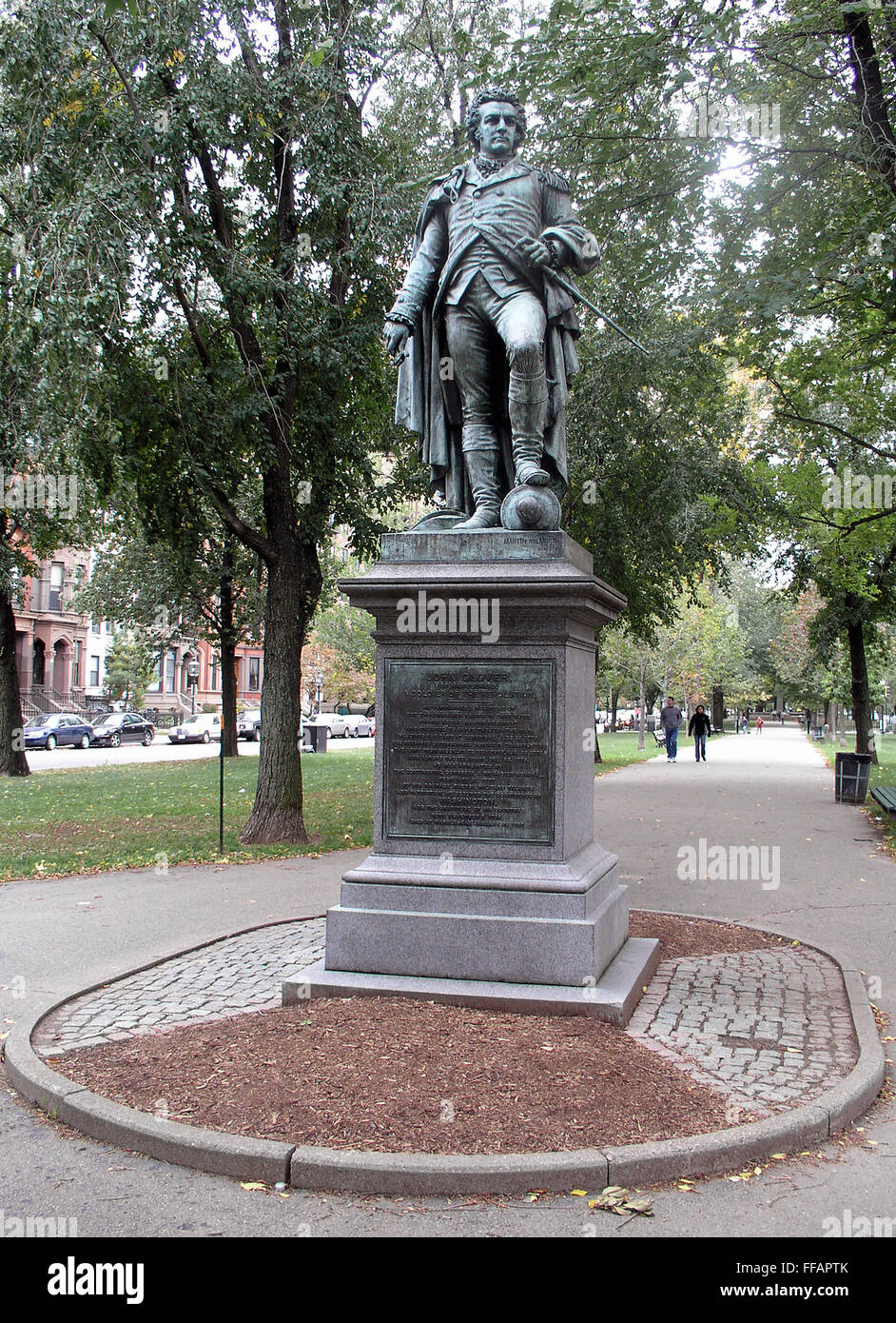 JOHN GLOVER (1732-1797). /nAmerican Revolutionary officer. Bronze, 1875 ...