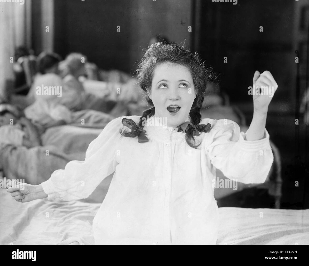DAMSEL IN DISTRESS. /nSilent film still Stock Photo - Alamy