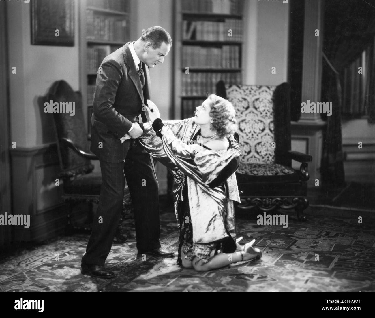 DAMSEL IN DISTRESS. /nSilent film still. 'Sinners in Love,' 1928 Stock ...