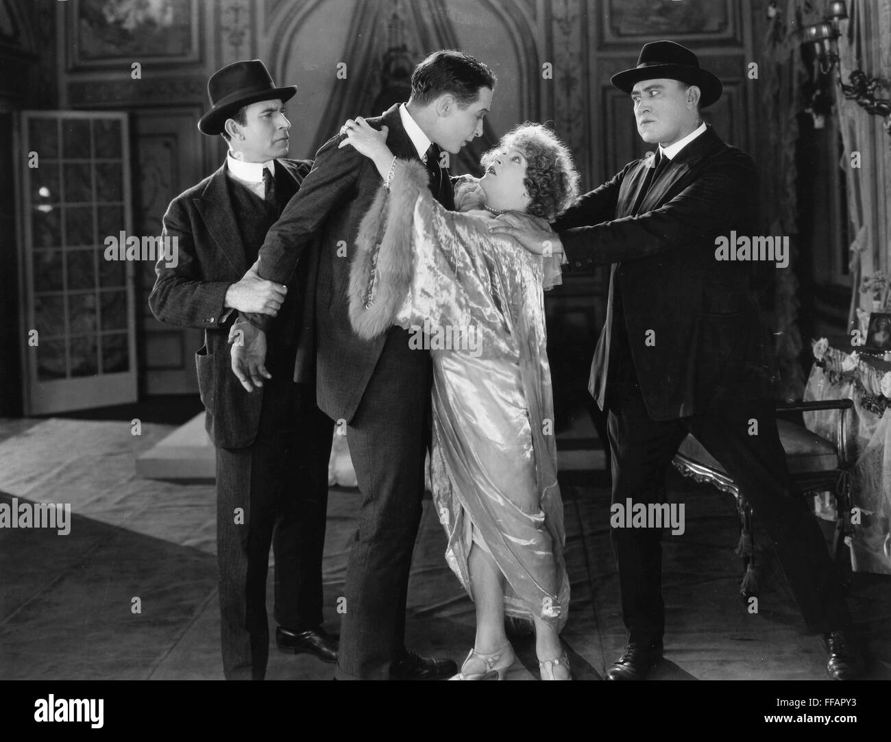 DAMSEL IN DISTRESS. /nSilent film still Stock Photo - Alamy