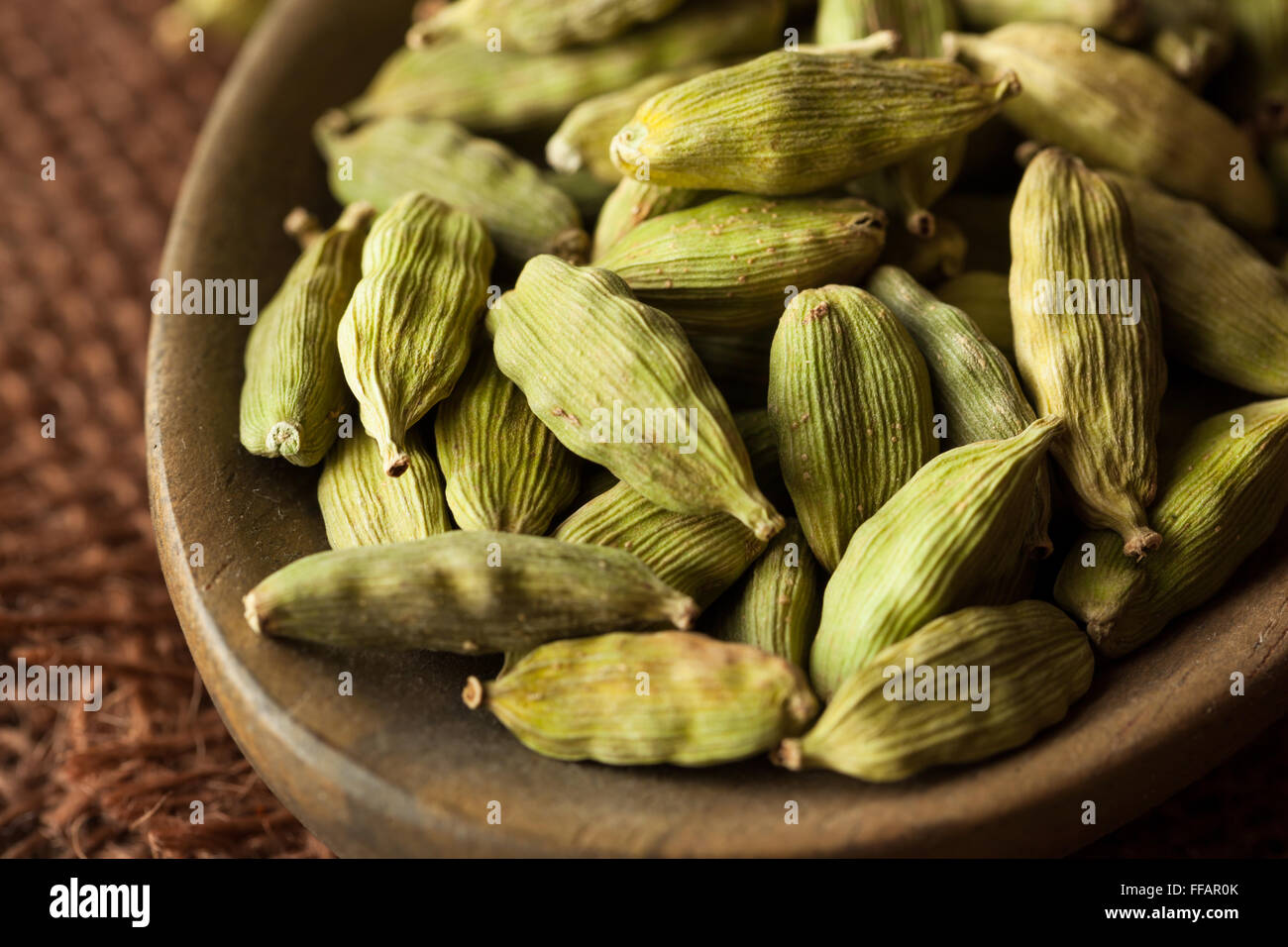 Raw Organic Cardamom Pods Ready to Use Stock Photo - Alamy