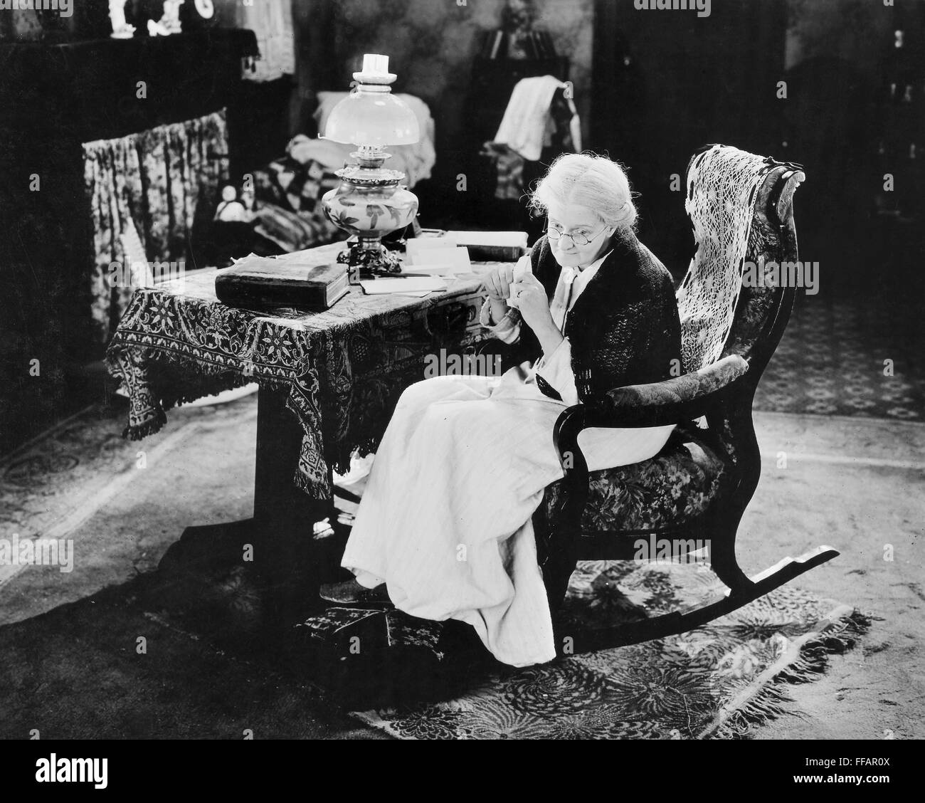 SILENT FILM STILL: WOMAN Stock Photo - Alamy