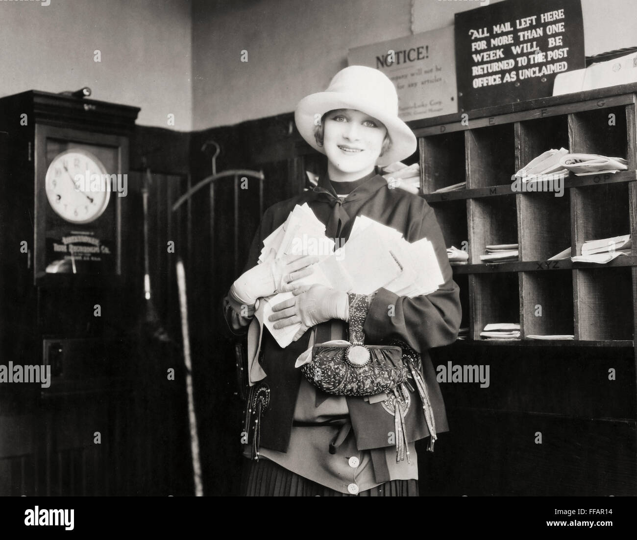 SILENT FILM STILL: WOMAN Stock Photo - Alamy