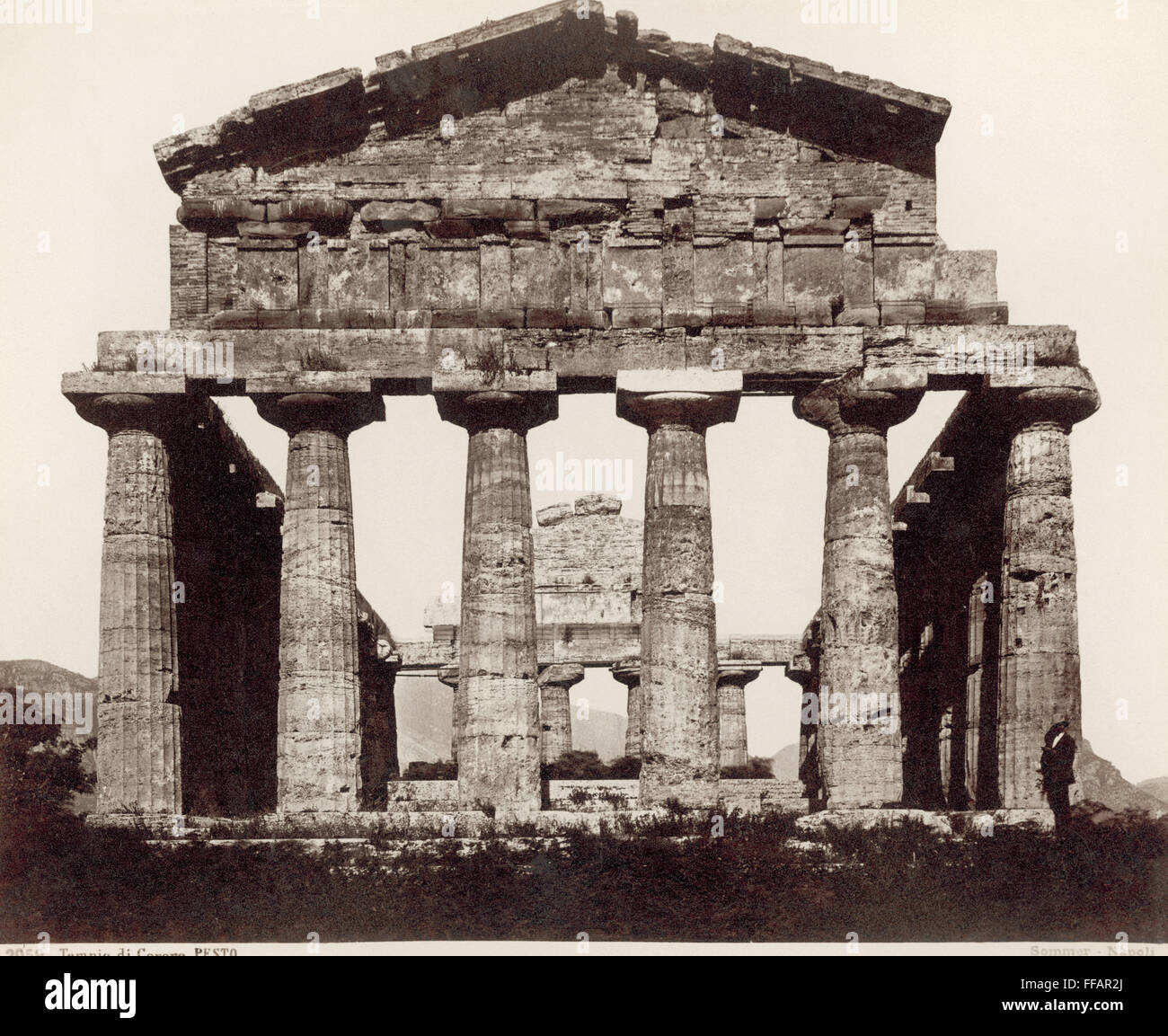 ITALY: TEMPLE OF CERES. /nRuins of the Temple of Ceres (Tempio di ...