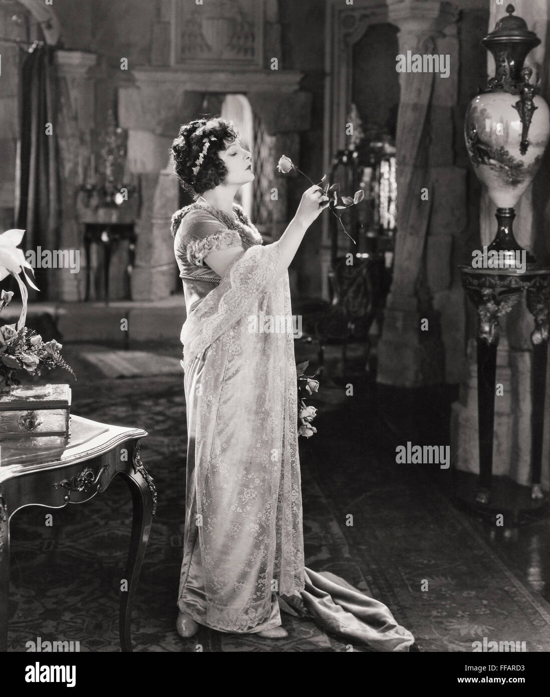 SILENT FILM STILL: WOMAN Stock Photo - Alamy