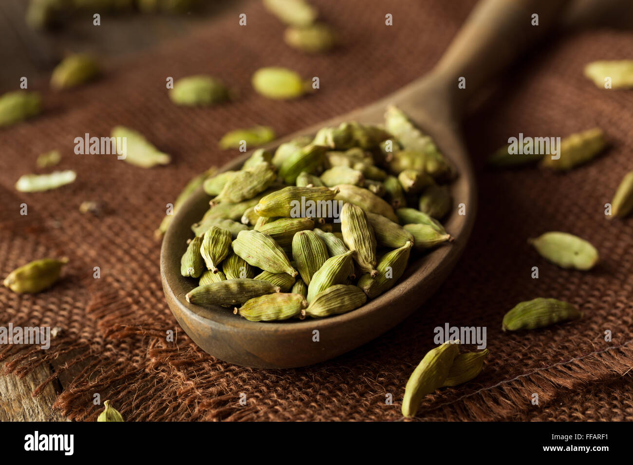 Raw Organic Cardamom Pods Ready to Use Stock Photo - Alamy