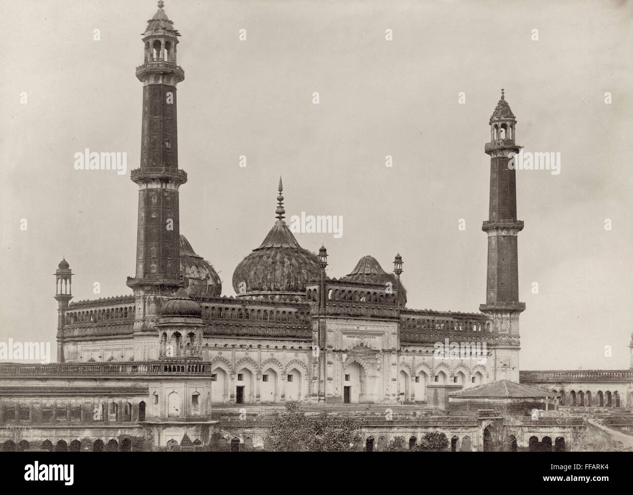 INDIA: ASAFI MOSQUE. /nThe Asafi Mosque inside the Asafi Imambara ...