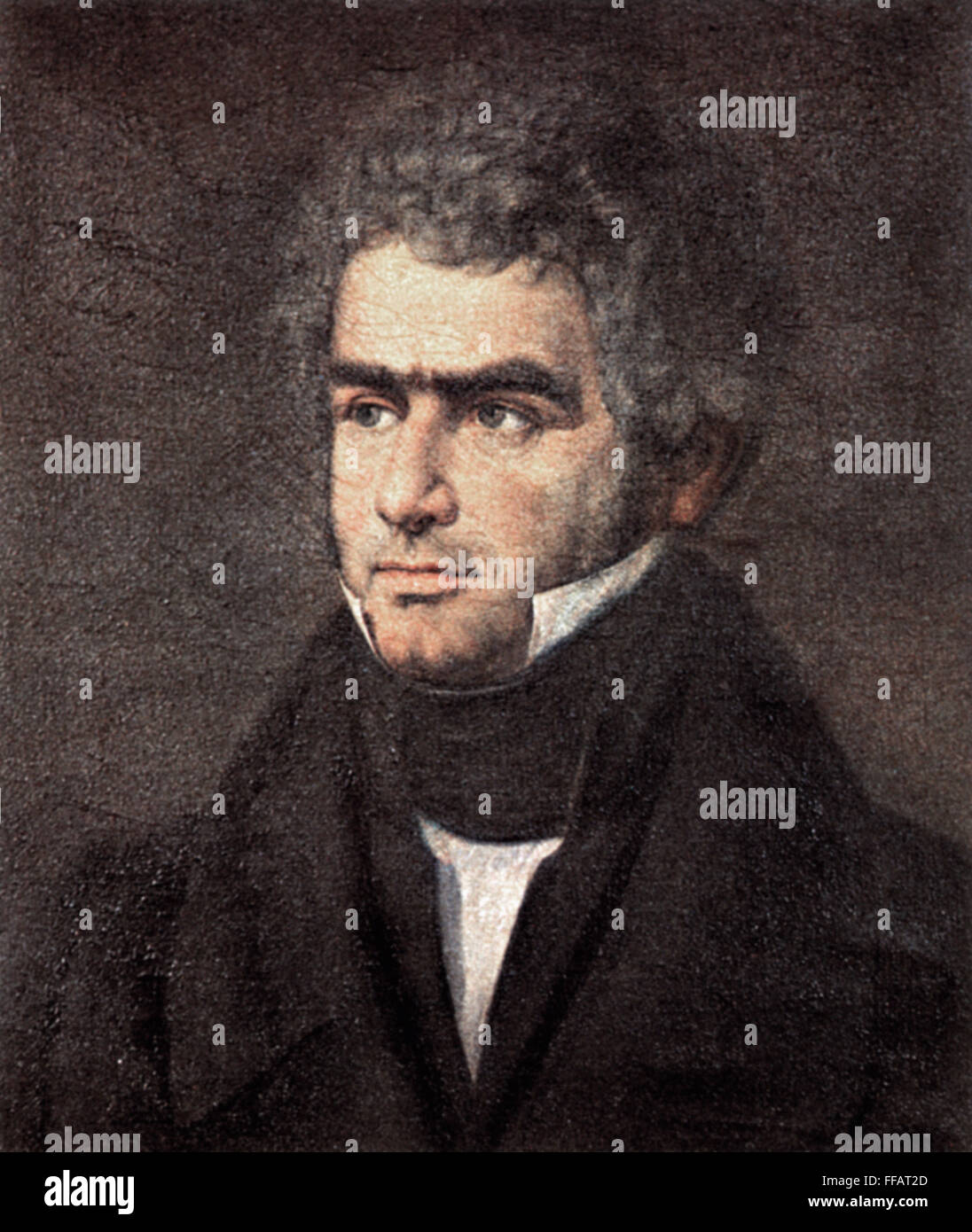 FERDINAND RIES (1784-1838). /nGerman pianist and composer. Oil painting ...