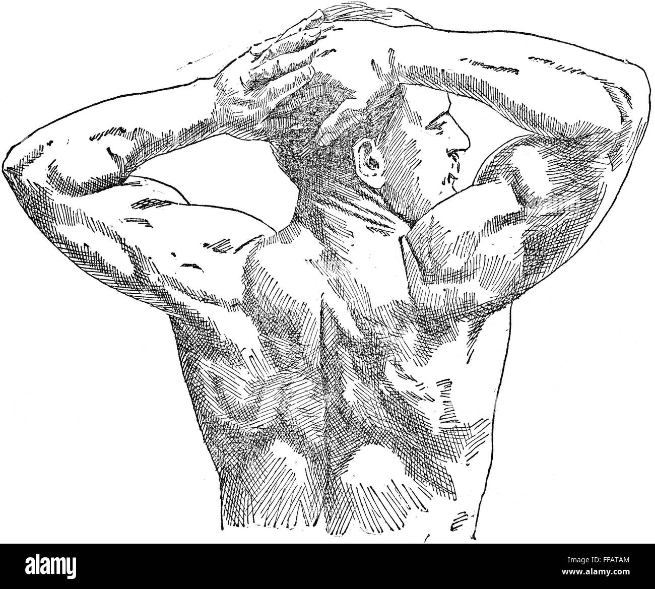 EUGENE SANDOW (1867-1925). /nGerman professional strong man. A view of ...