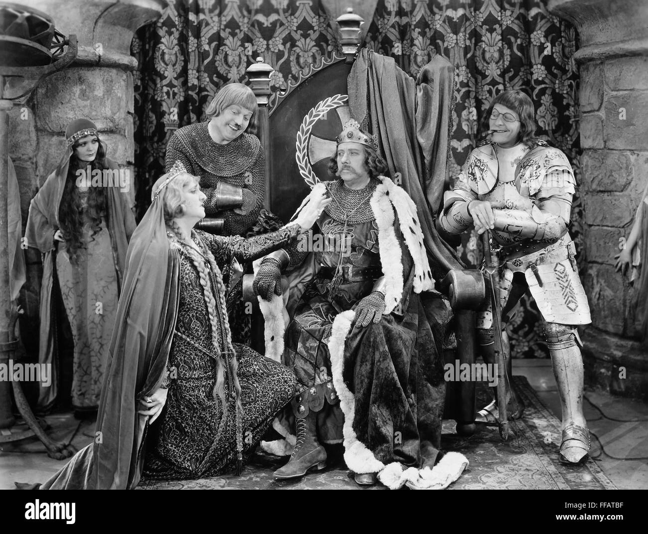 KNIGHTS OUT, 1929. /nBobby Clark and Paul McCullough in a scene from ...