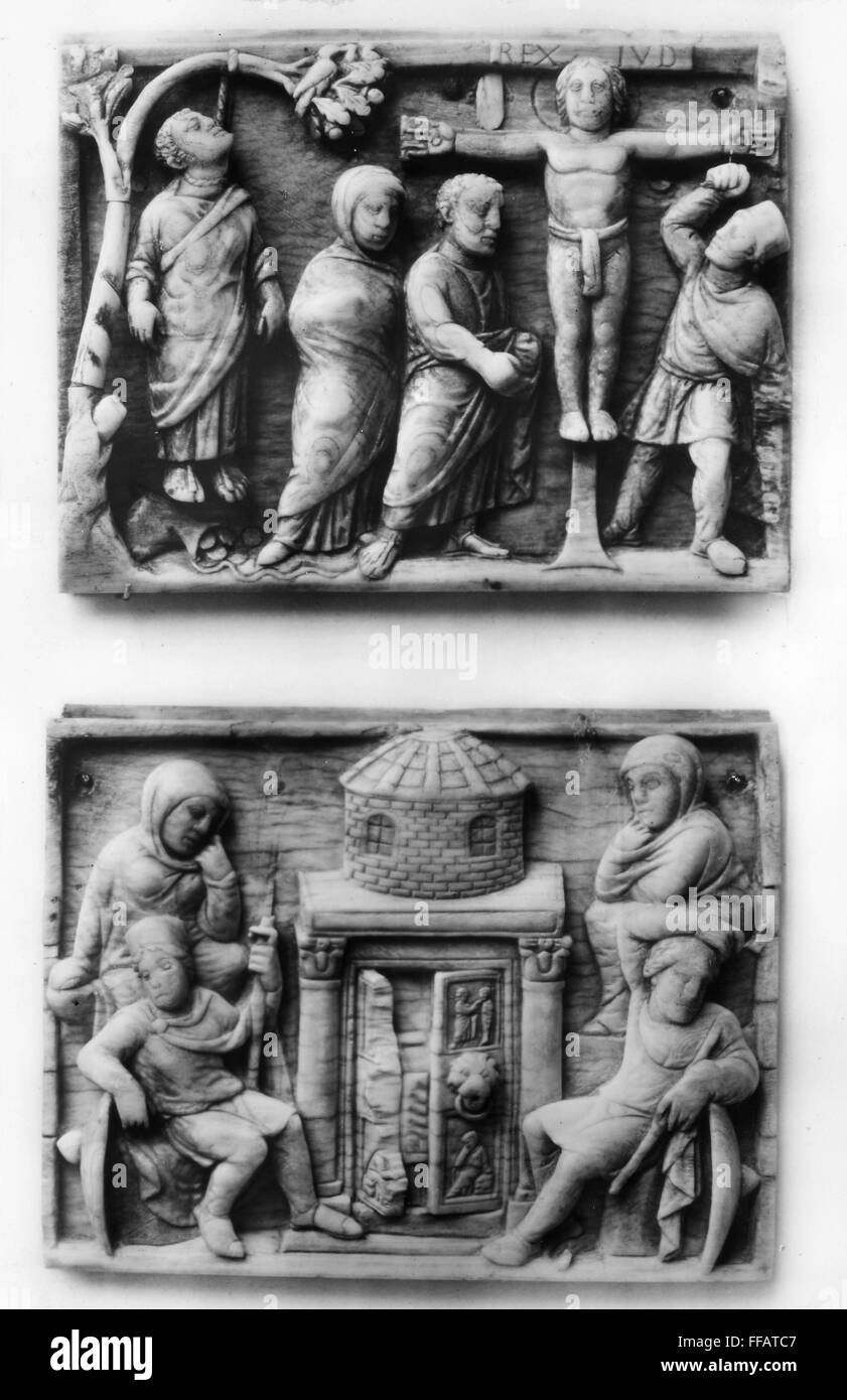 IVORY PANELS, 400 A.D. /nPanels from an early Christian casket, with ...