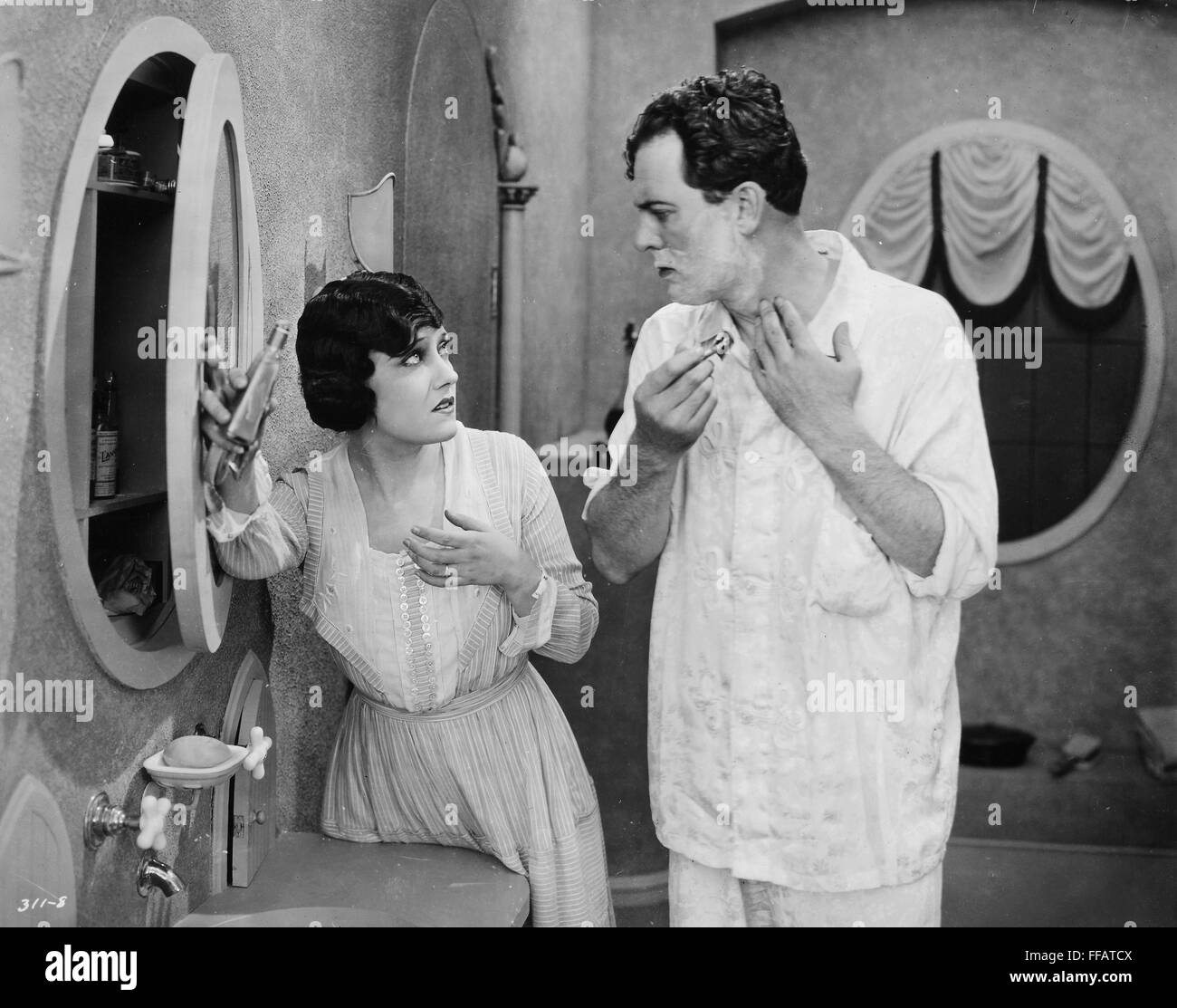 SILENT FILM STILL: BEARDS Stock Photo - Alamy
