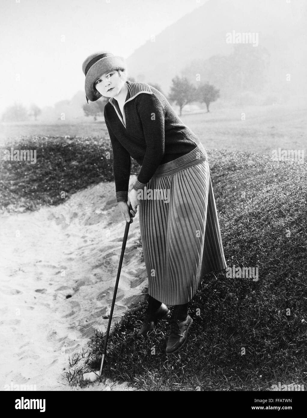 SILENT FILM STILL: GOLF Stock Photo - Alamy