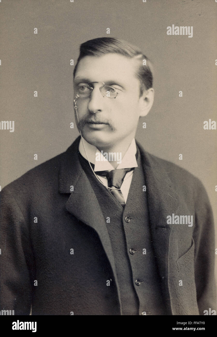 SIR HENRY RIDER HAGGARD /n(1856-1925). English novelist Stock Photo - Alamy