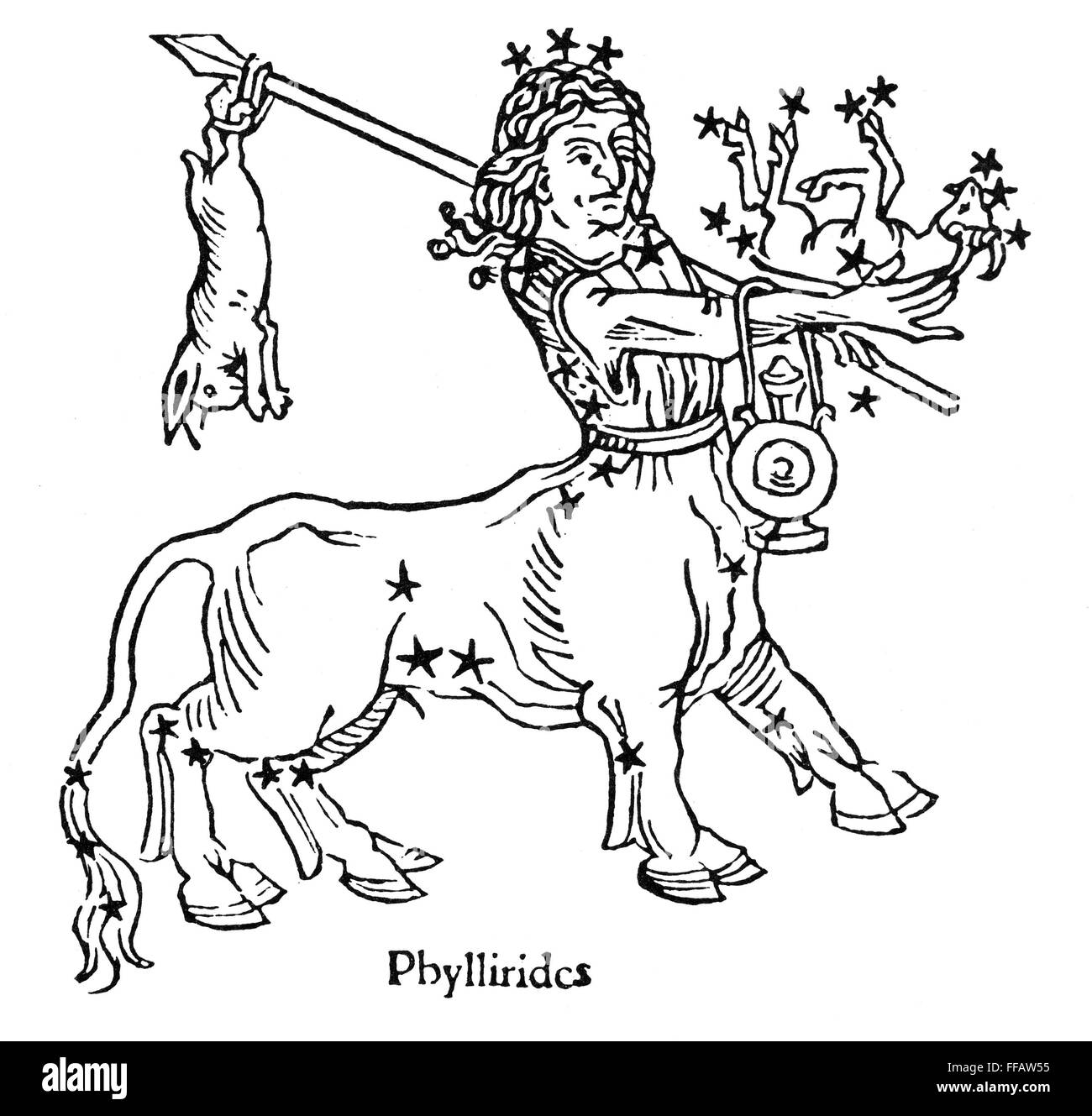 CONSTELLATION: CENTAURUS. /nPersonification of Centaurus (Phyllirides ...
