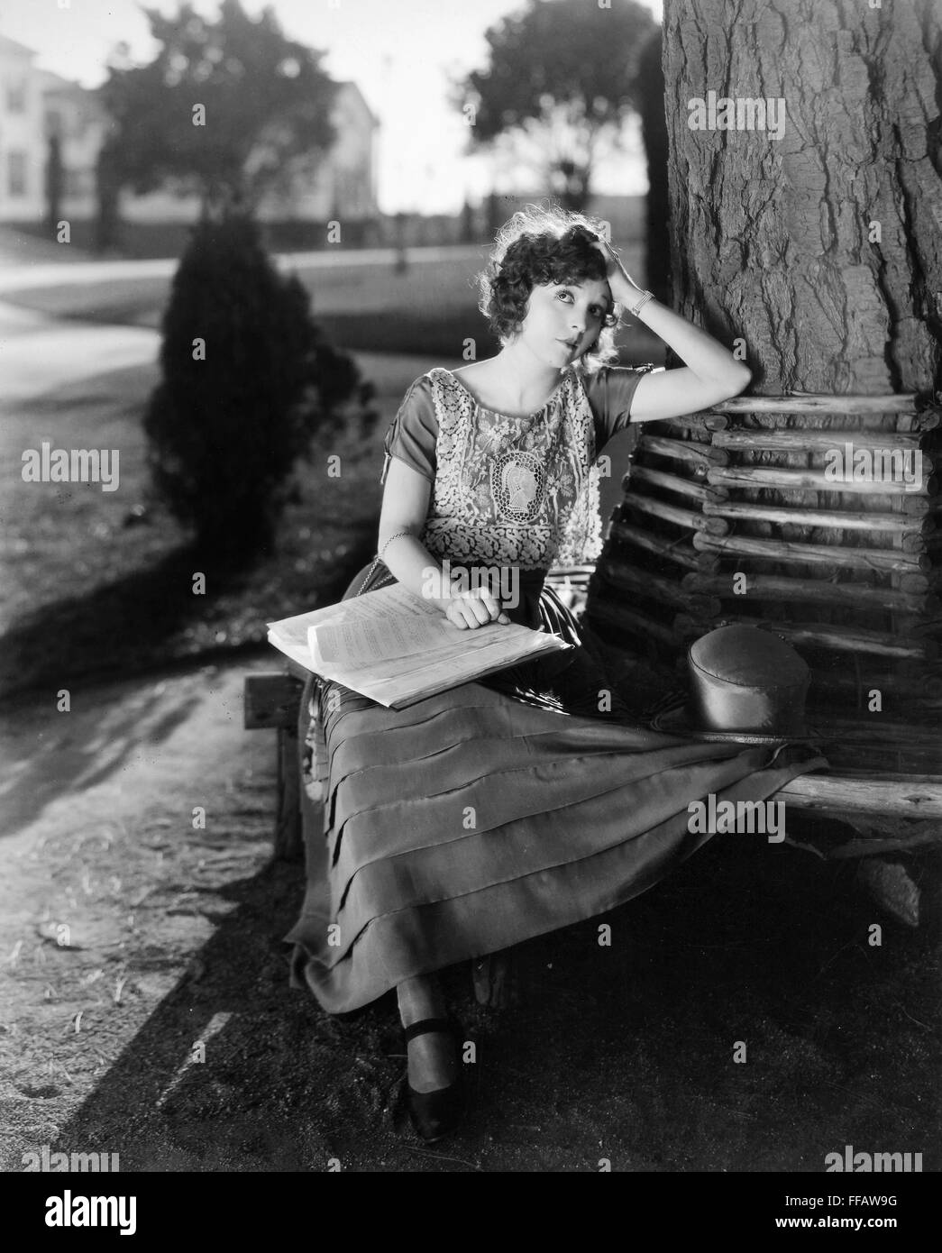 SILENT FILM STILL: WOMAN Stock Photo - Alamy