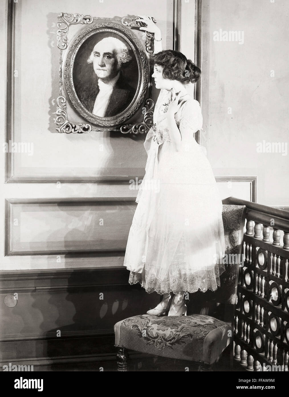 SILENT FILM STILL: WOMAN Stock Photo - Alamy