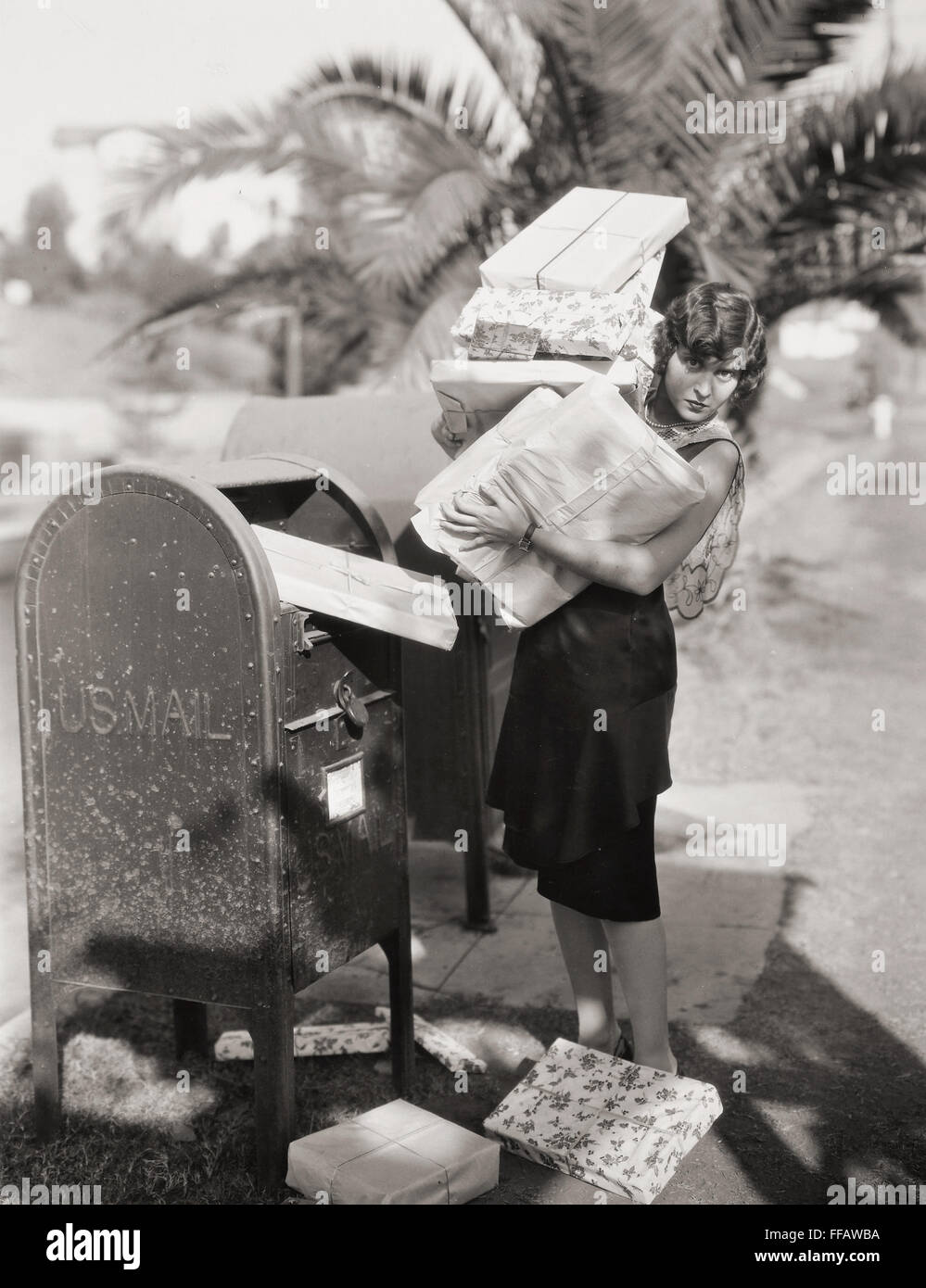 SILENT FILM STILL: WOMAN Stock Photo - Alamy