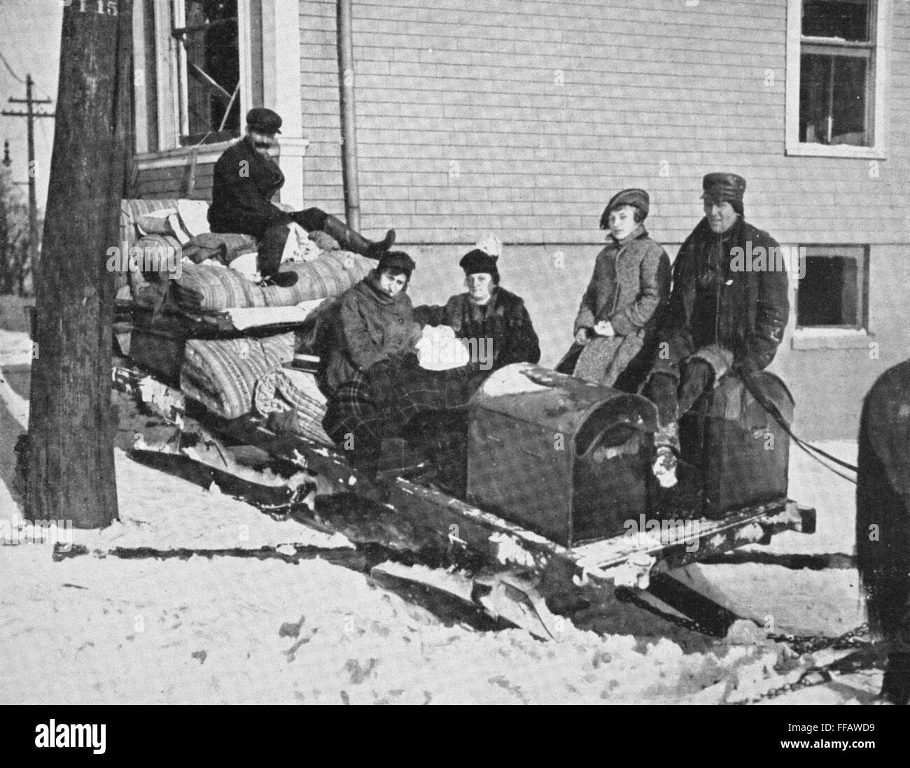 HALIFAX DISASTER, 1917. /nSome of the 20,000 residents of Halifax, Nova ...