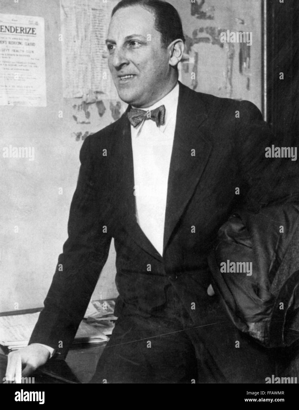 ARNOLD ROTHSTEIN (1882-1928). /nAmerican gambler. Photographed at the ...