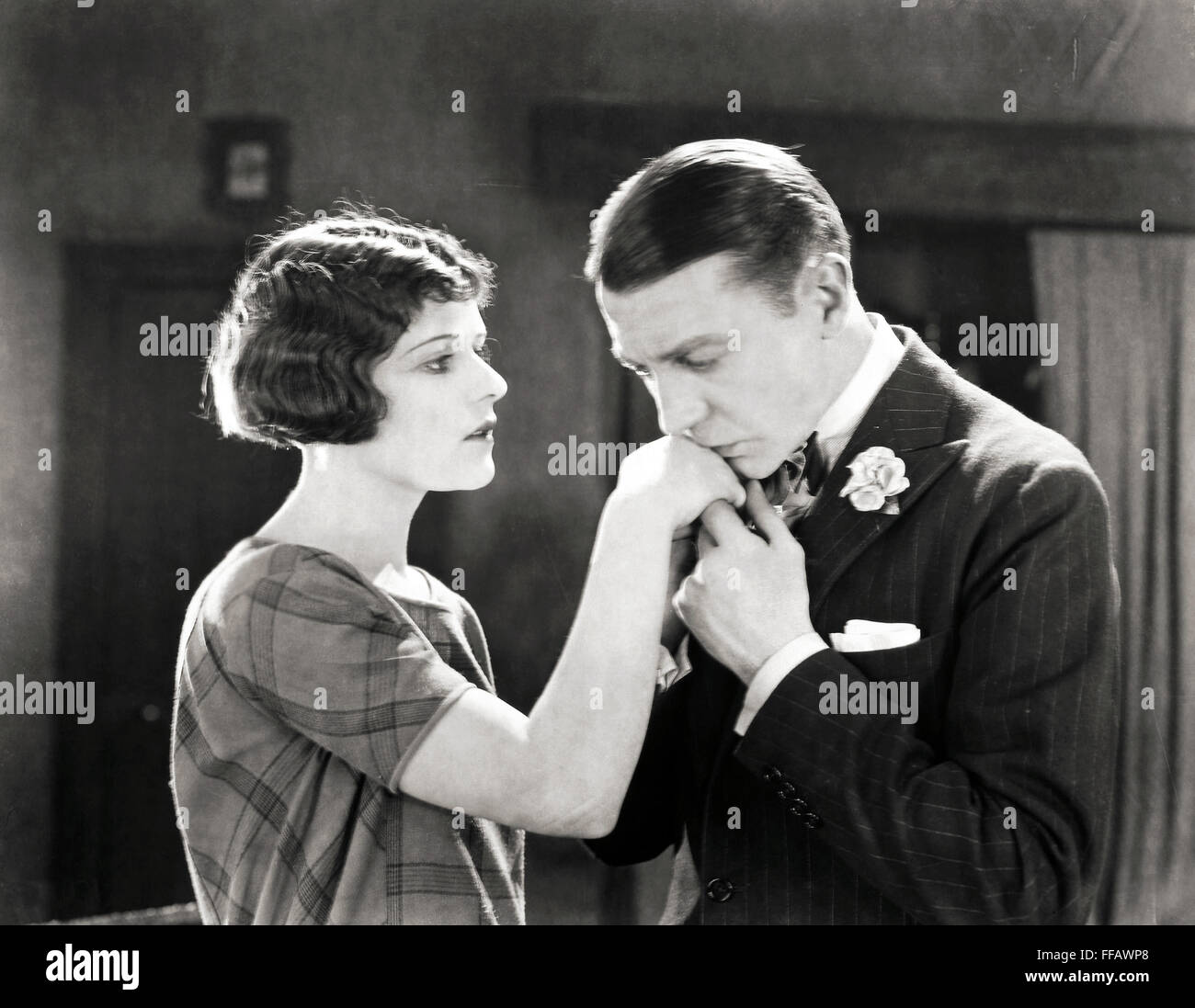 SILENT STILL: HAND KISSING Stock Photo - Alamy
